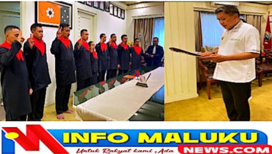 Wattimena Kukuhkan 9 Orang Saniri Negeri Ema - Info Maluku News